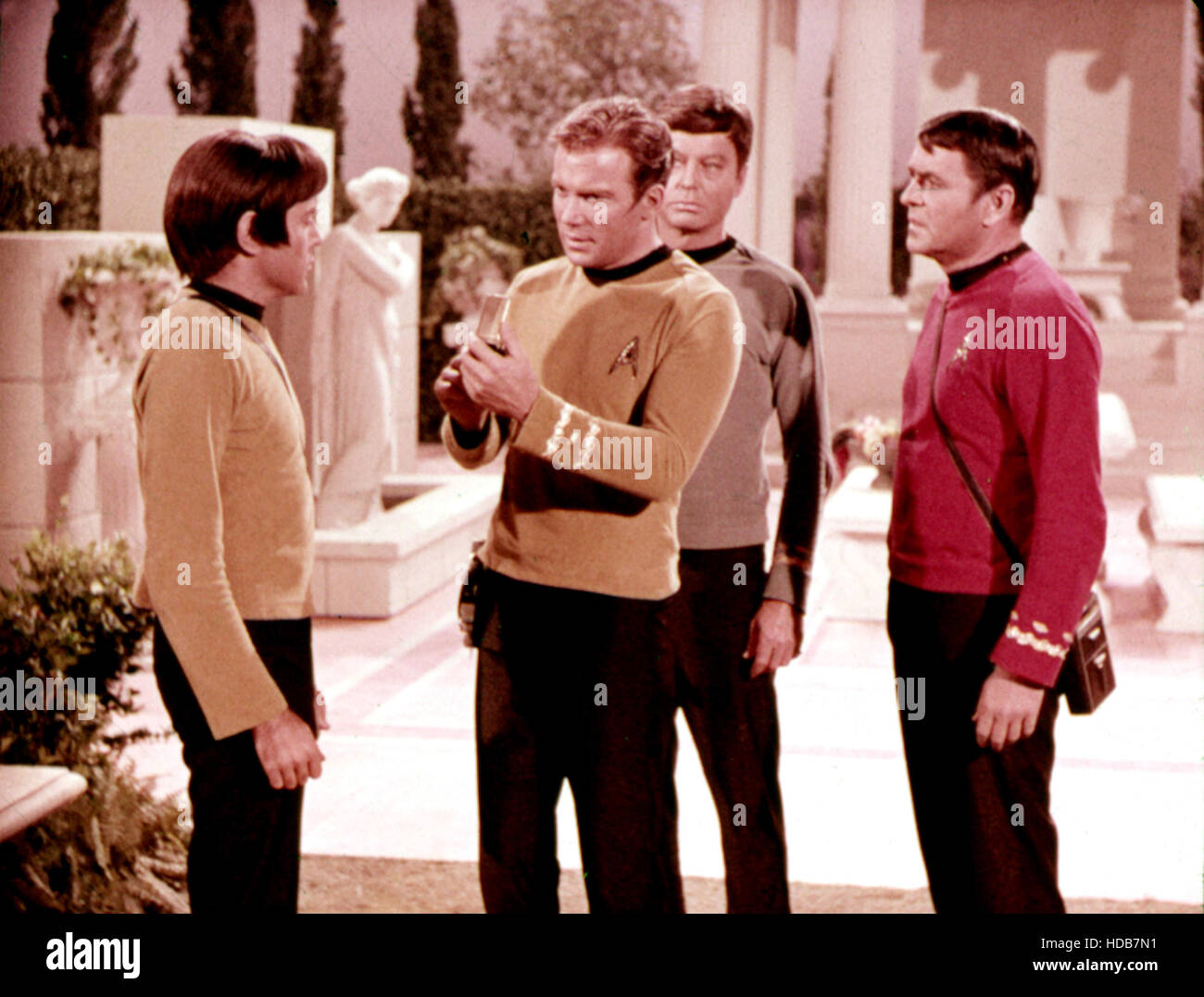 STAR TREK, Walter Koenig, William Shatner, DeForest Kelley, James ...