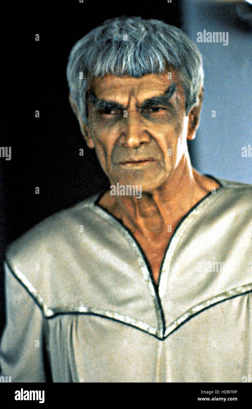 STAR TREK: THE NEXT GENERATION, Mark Lenard (as Ambassador Sarek, Spock ...