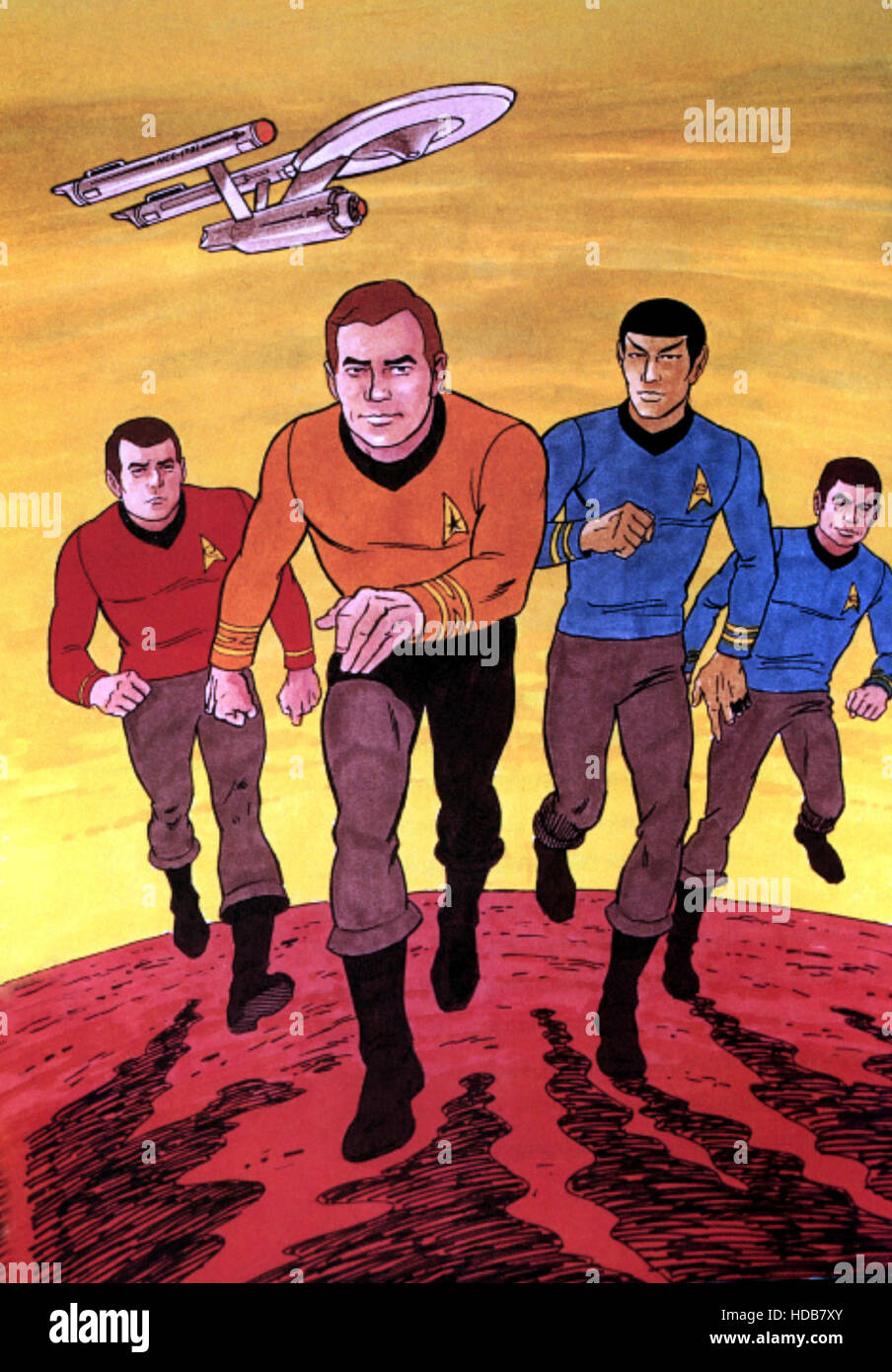 STAR TREK (animated series), Scotty, Kirk, Spock, McCoy & The ...