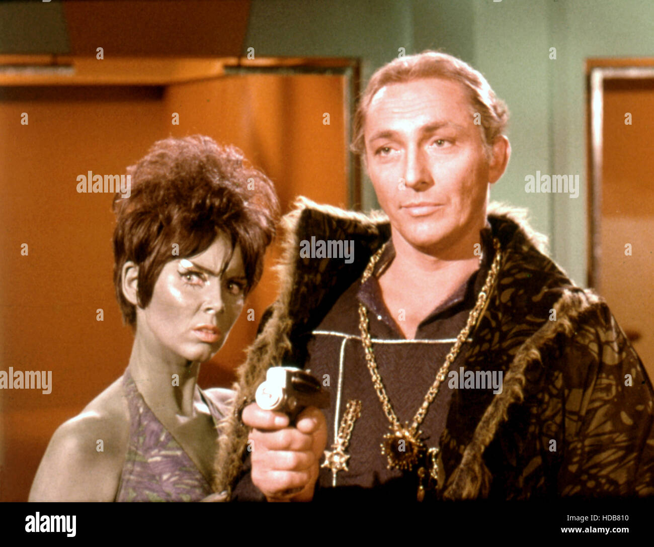 STAR TREK, Yvonne Craig, (as an Orion slave girl) & Steve Ihnat, Season ...