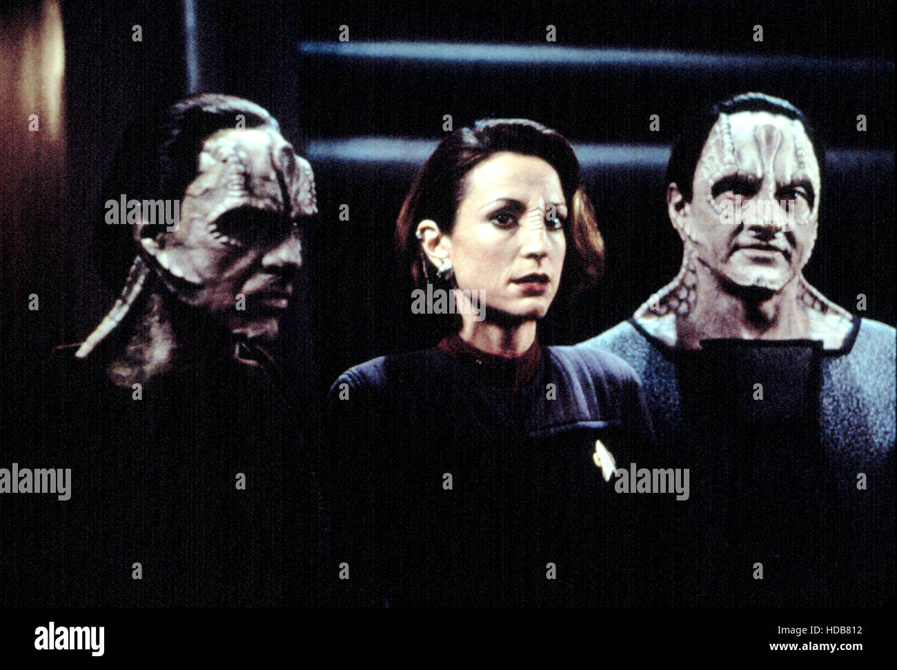 STAR TREK: DEEP SPACE NINE, Casey Biggs (as Damar), Nana Visitor ...
