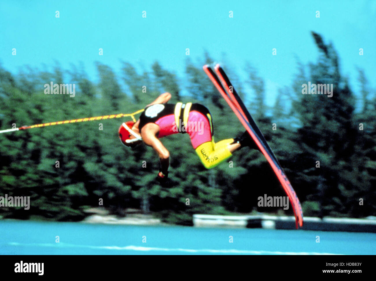 WORLD'S GREATEST STUNTS III, stuntman/waterskier Dave Reinhart, 1991 ...