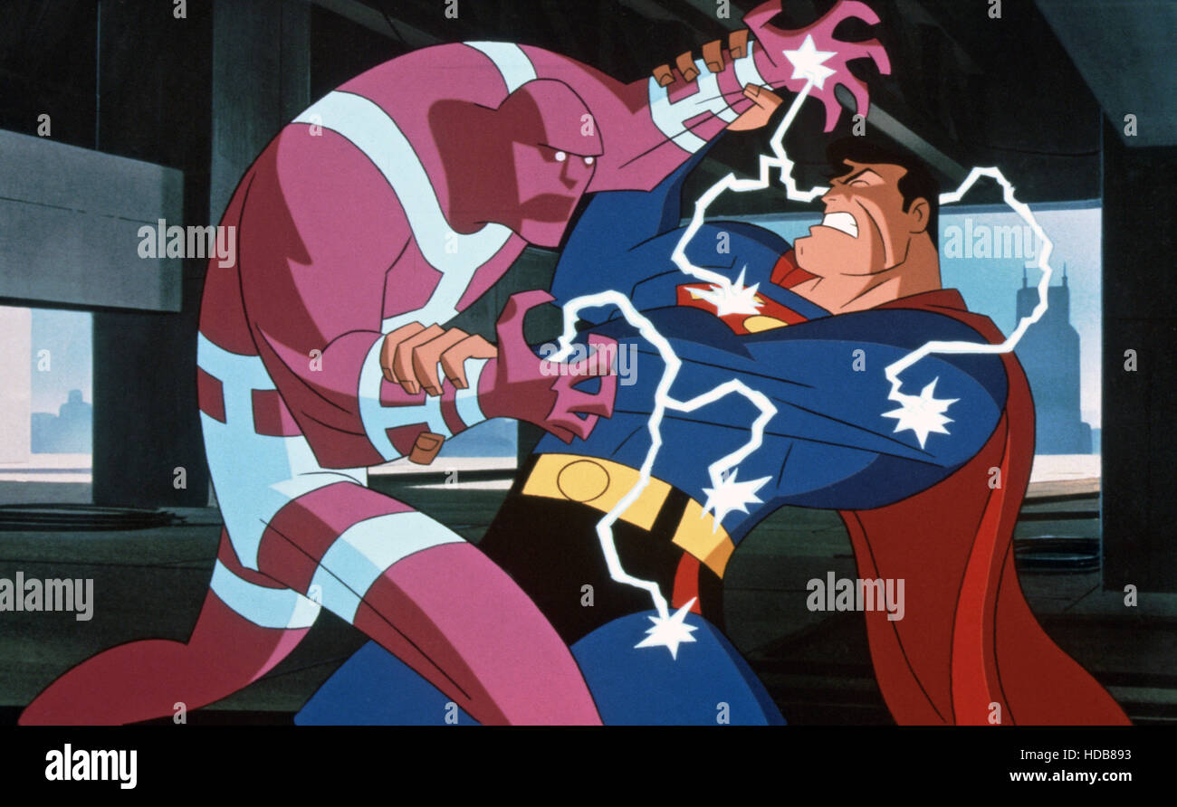SUPERMAN: THE ANIMATED SERIES, (from left): Parasite, Superman ...