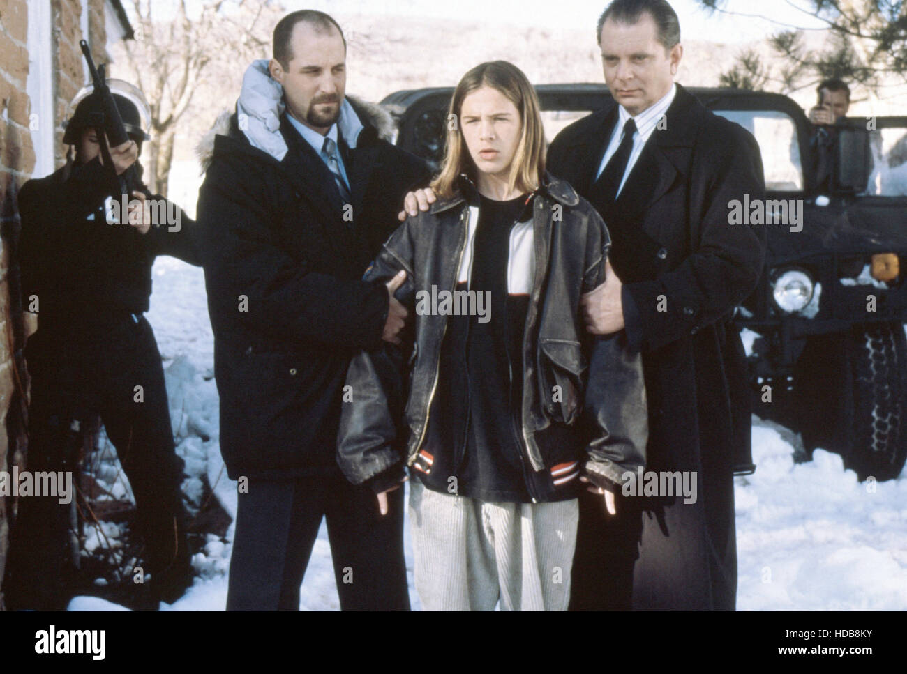 THE VISITOR, (from left): John Storey, Brian Vaughan, Leon Rippy ...