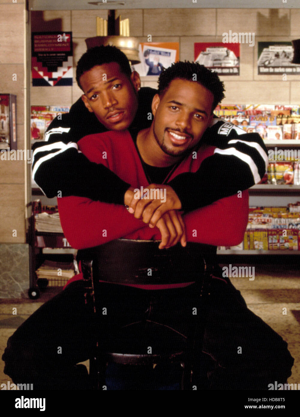WAYANS BROS., THE, Marlon Wayans, Shawn Wayans, 1995-1999 Stock Photo ...