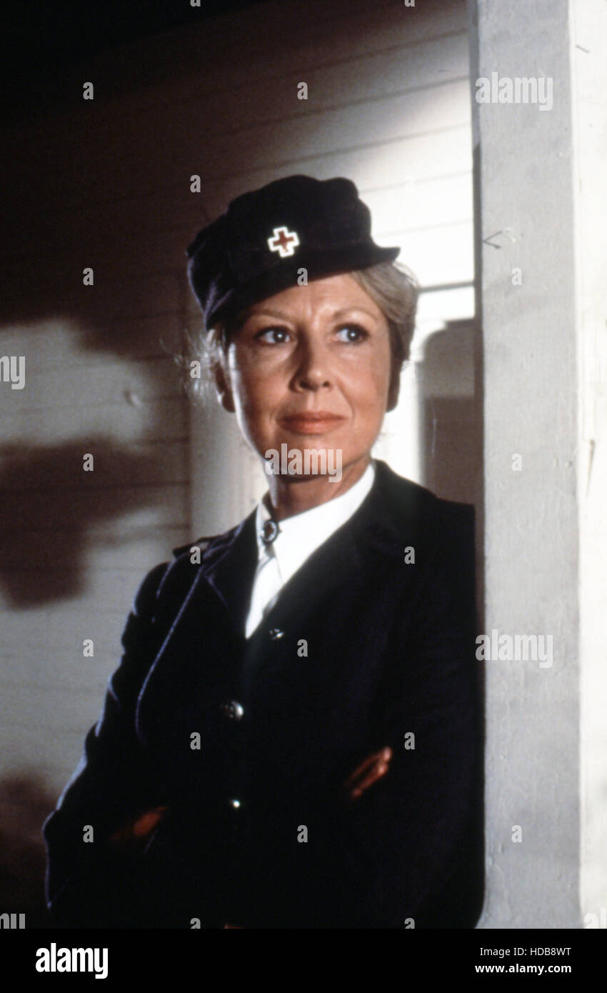 THE WALTONS, Michael Learned. Olivia Walton, as a WWII Red Cross nurse ...