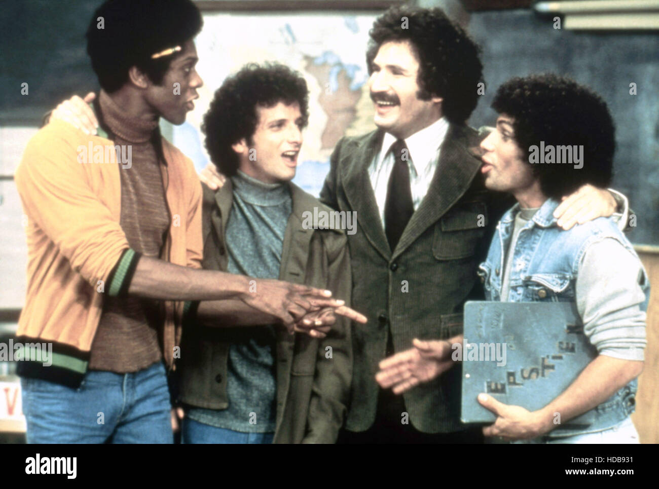 WELCOME BACK, KOTTER, from left: Lawrence Hilton-Jacobs, Ron Palillo ...