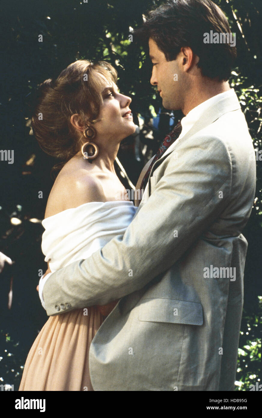 WEB OF DECEIT, from left: Linda Purl, James Read, 1990 Stock Photo - Alamy