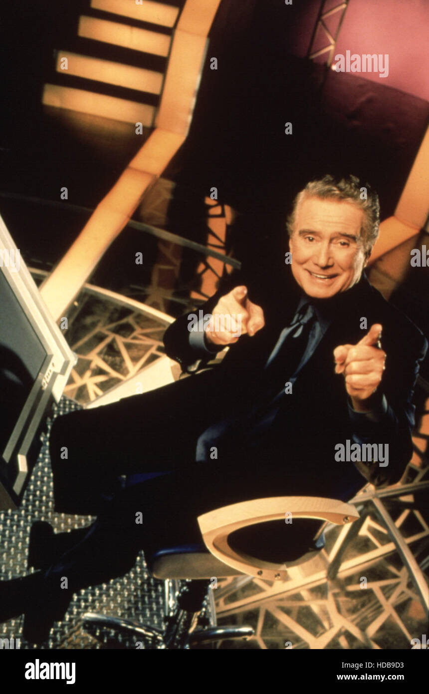WHO WANTS TO BE A MILLIONAIRE?, Regis Philbin, 1999 Stock Photo - Alamy