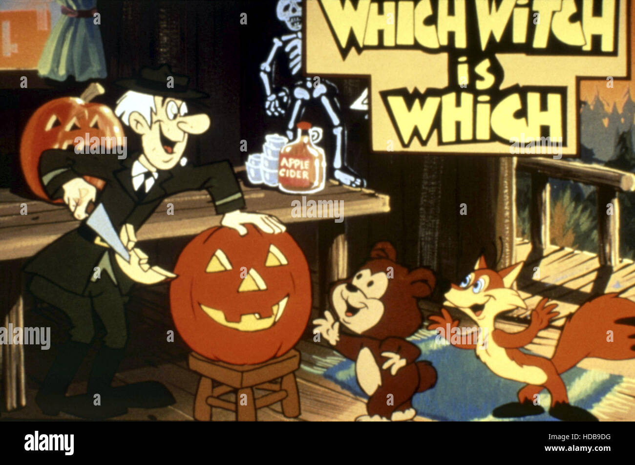 WHICH WITCH IS WHICH?, from left: Ranger Jones, Buttons, Rusty, 1984 ...