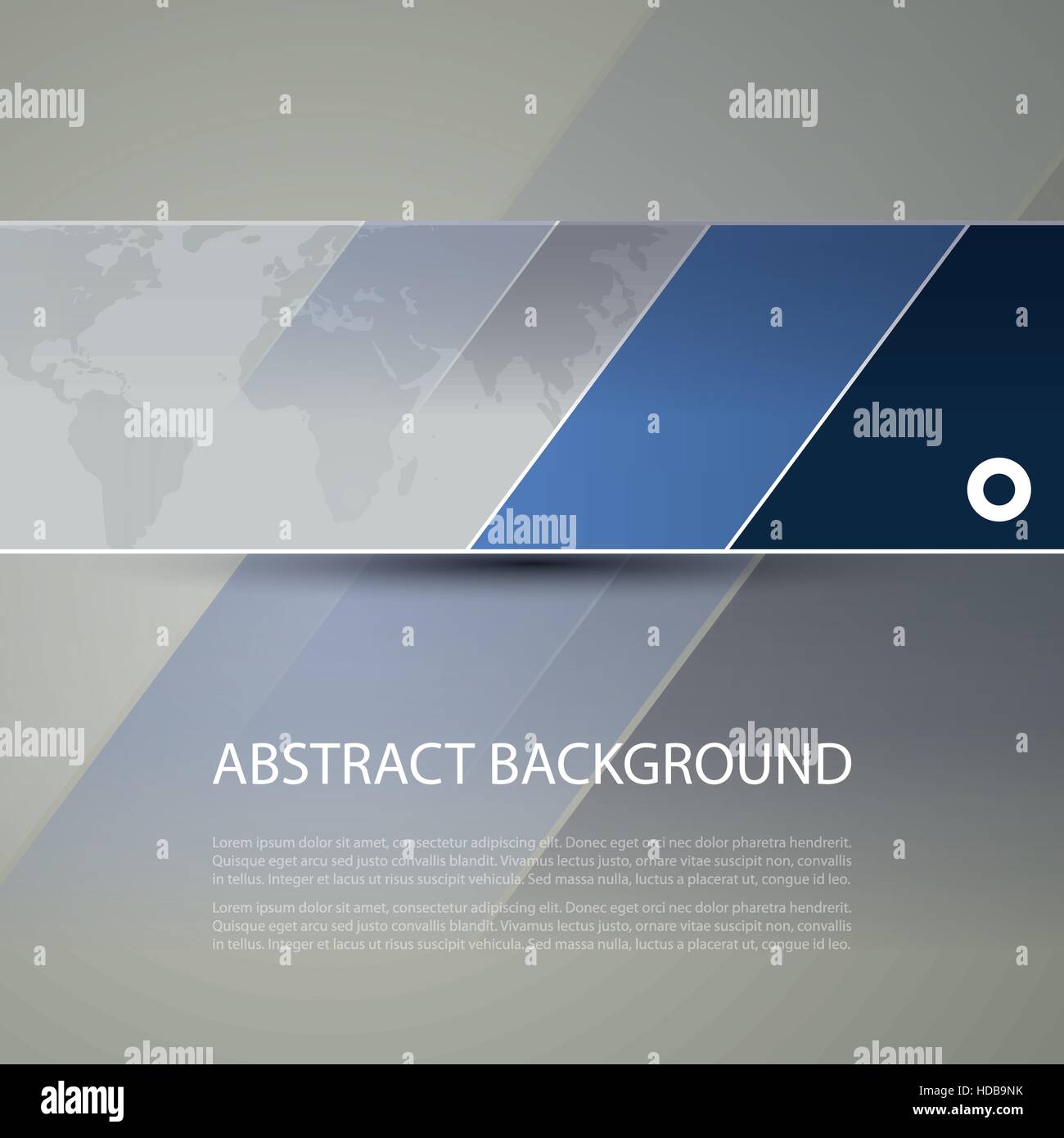 Banner or Header Design with World Map Background Stock Vector Image ...