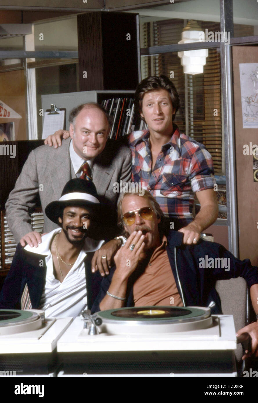 WKRP IN CINCINNATI, (clockwise from top left): Gordon Jump, Gary Sandy ...