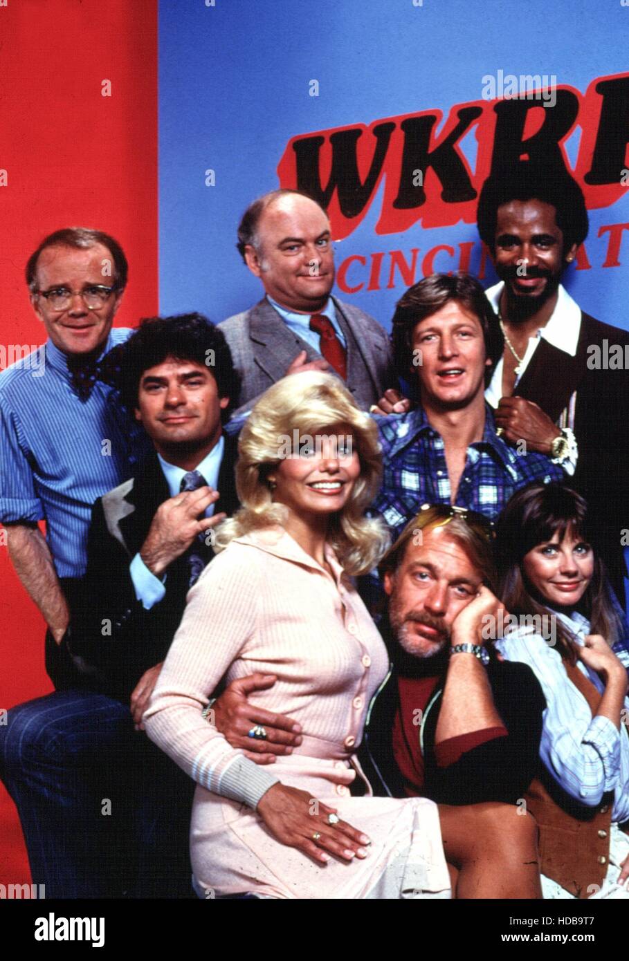 WKRP IN CINCINNATI, Richard Sanders, Frank Bonner, Gordon Jump, Loni ...