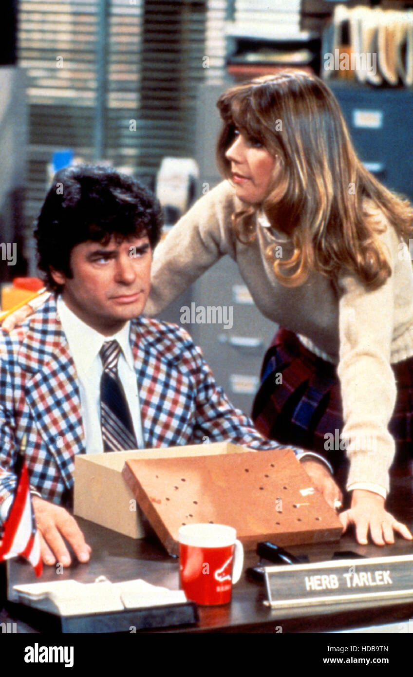 WKRP IN CINCINNATI, Frank Bonner, Jan Smithers, 1978-1982 Stock Photo ...