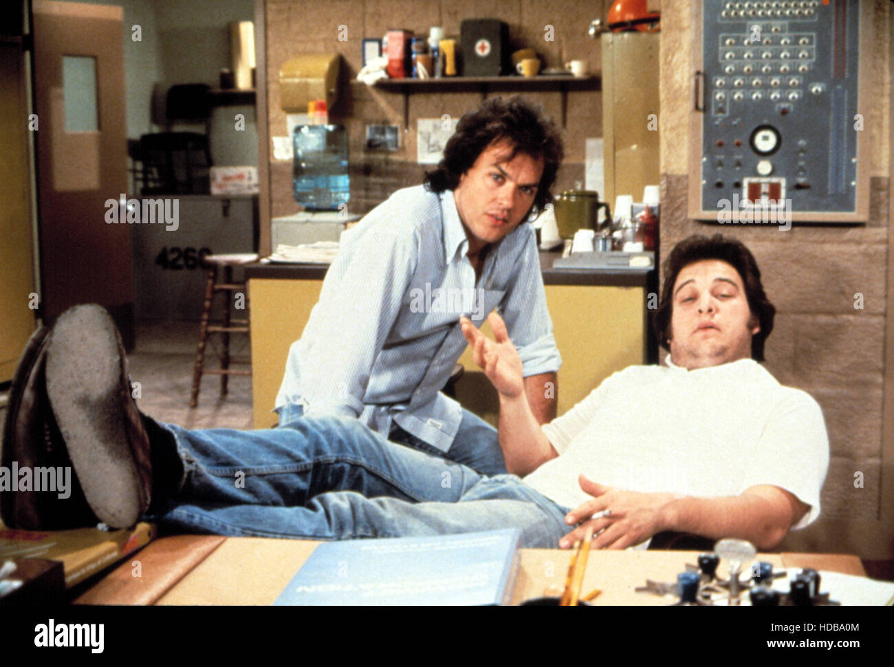 WORKING STIFFS, Michael Keaton, Jim Belushi, 1979 Stock Photo - Alamy