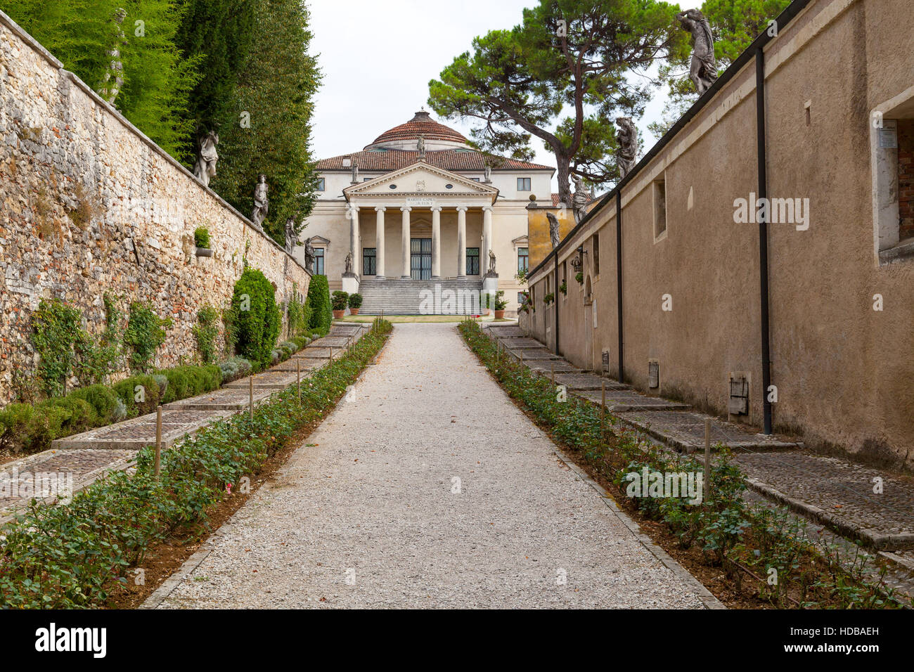 Famous Villa La Rotonda by Italian architect Andrea Palladio, Vicenza ...