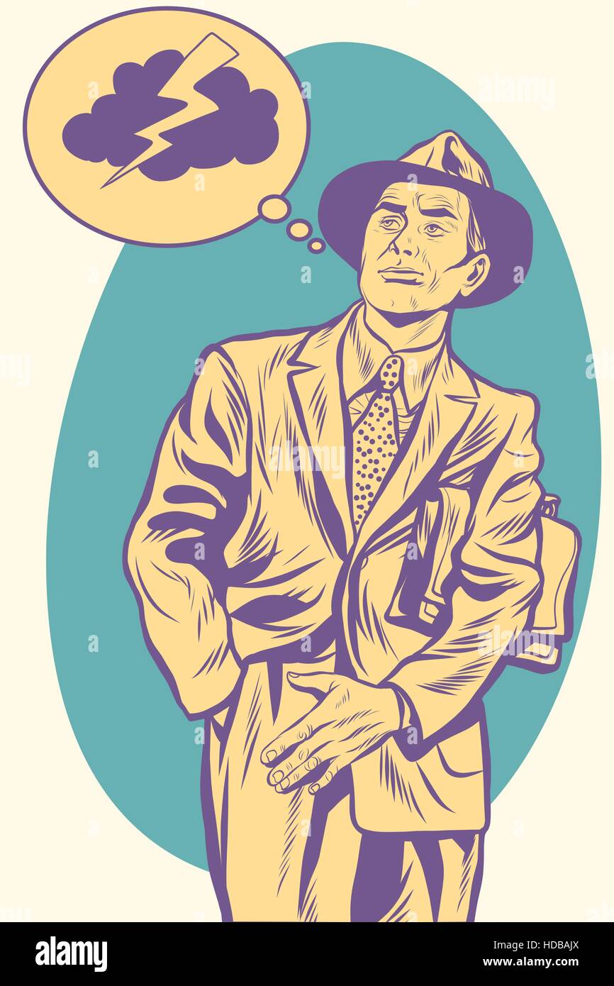 Man thinking money cartoon Stock Vector Images - Alamy