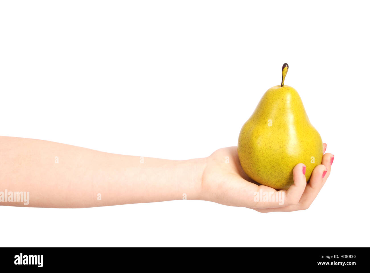 Human hand holding fruits Cut Out Stock Images & Pictures - Alamy