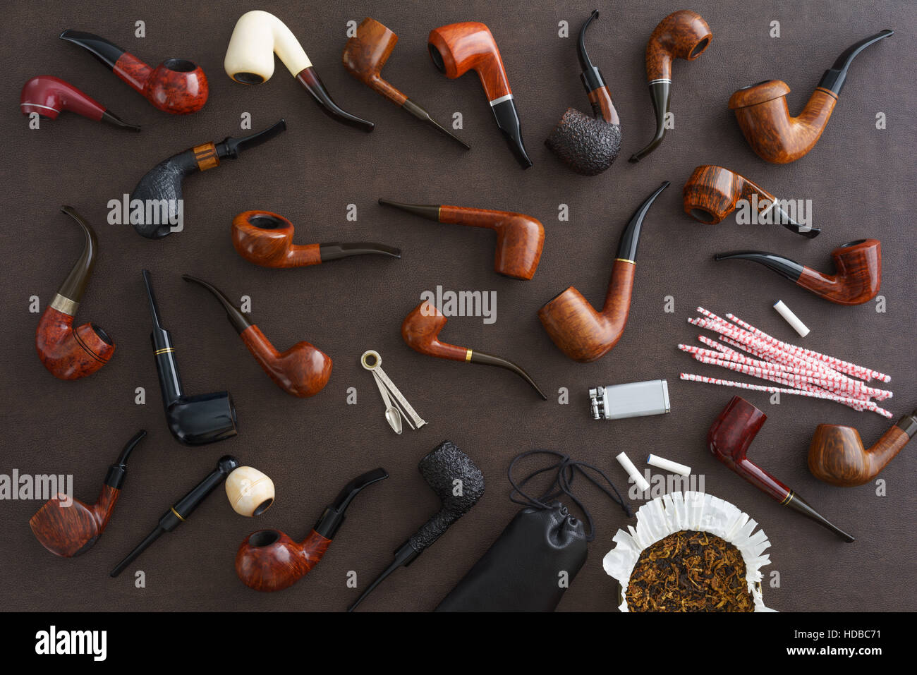 Collection of pipes Stock Photo - Alamy