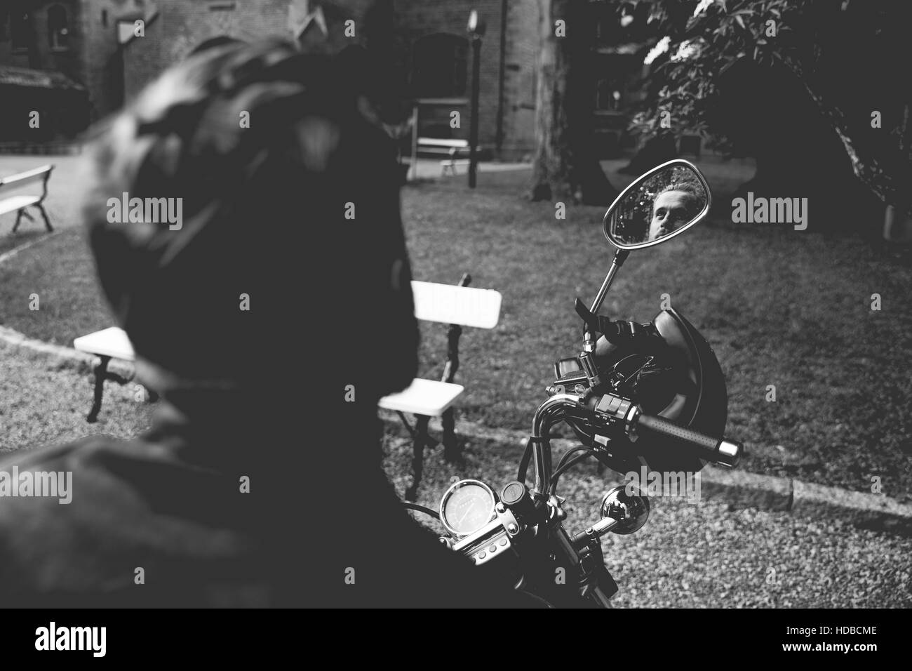 Chopper view Black and White Stock Photos & Images - Alamy