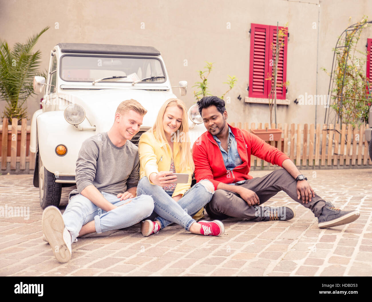 Ethic students group hi-res stock photography and images - Alamy