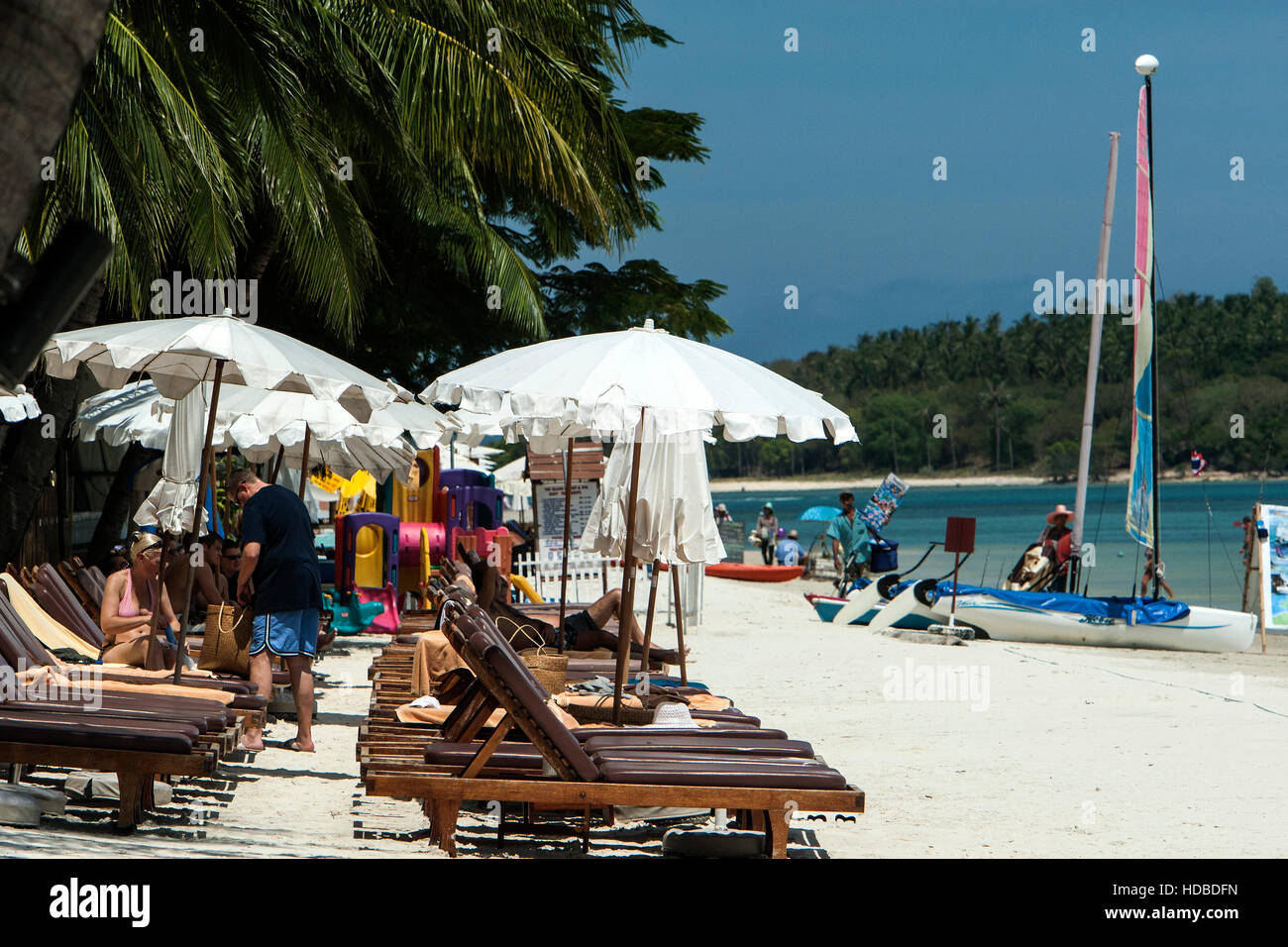 Chaweng Beach Ko Samui Thailand Stock Photo - Alamy