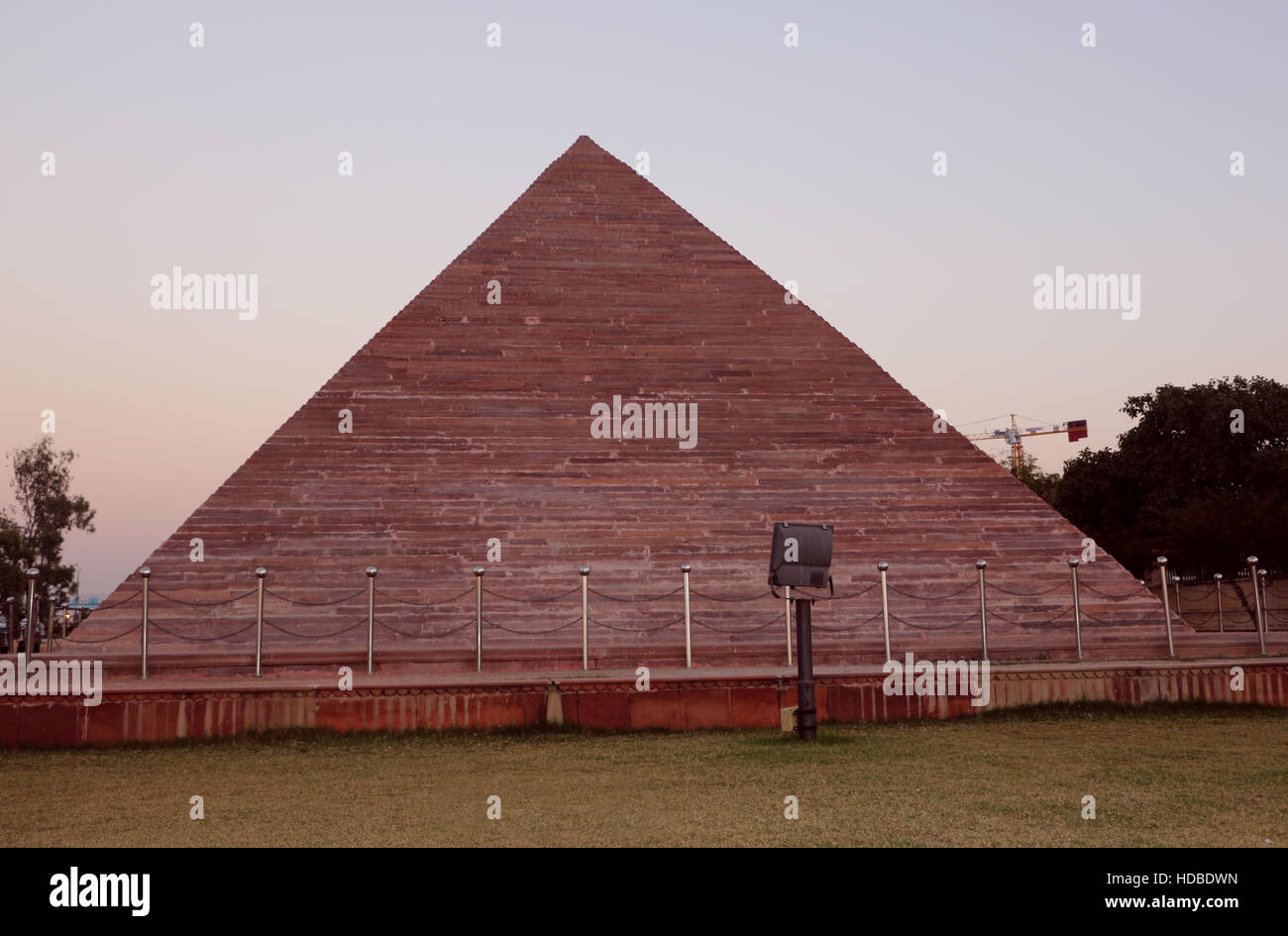 The replica of Pyramids of Egypt Stock Photo - Alamy
