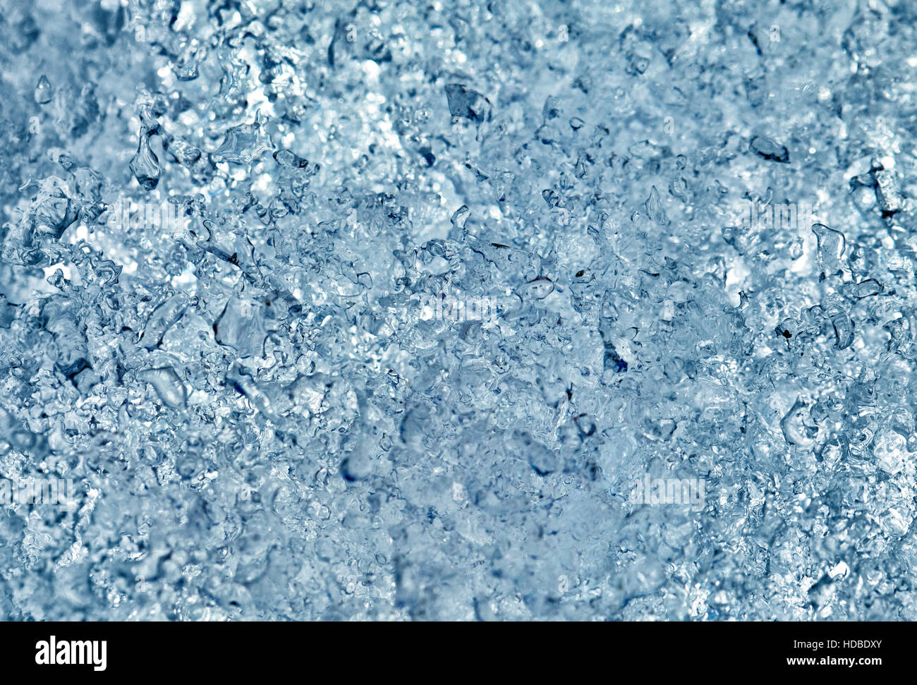 Block of blue smooth melting ice, close-up Stock Photo - Alamy