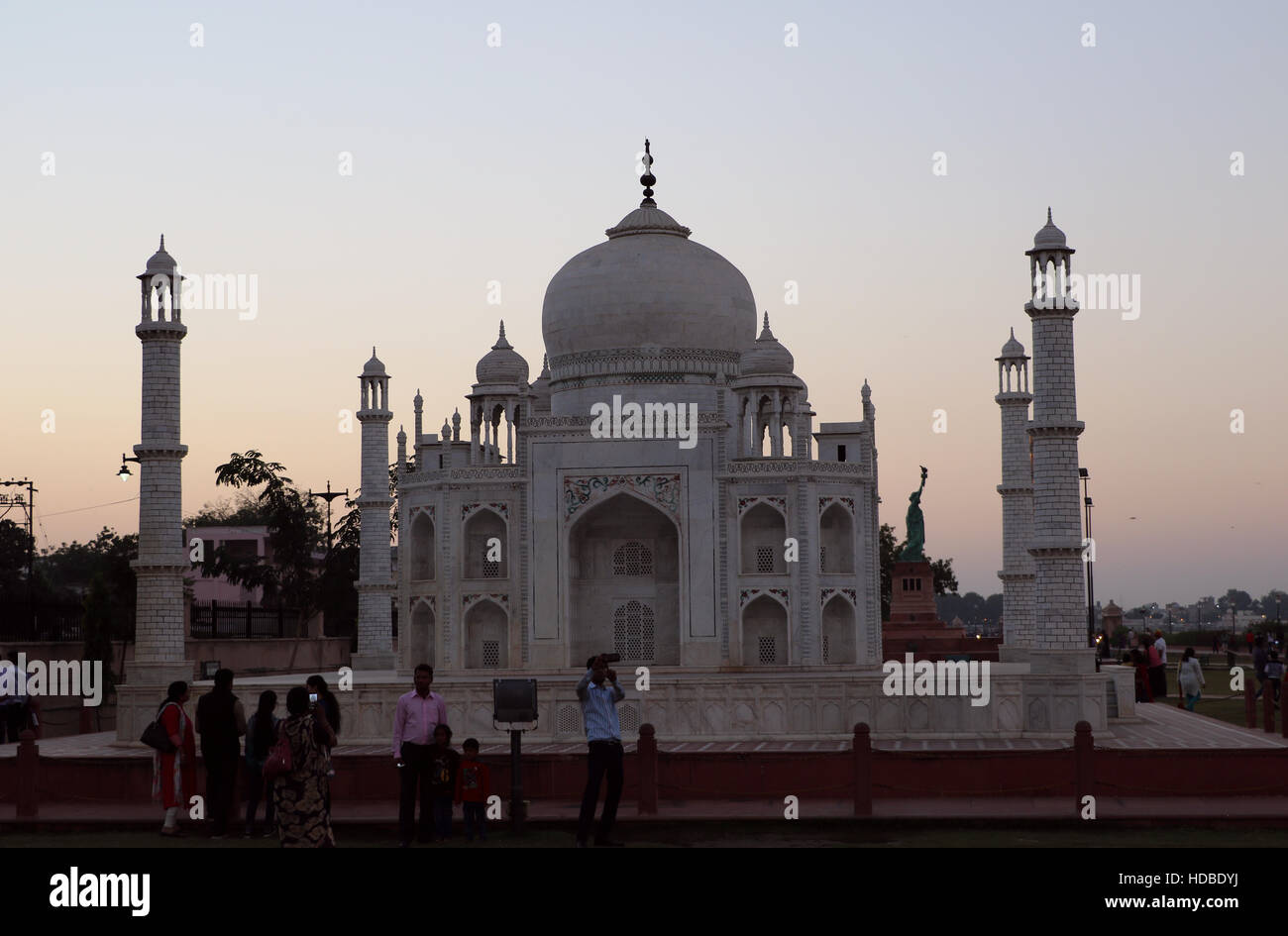 The replica of Taj Mahal, Agra Stock Photo - Alamy