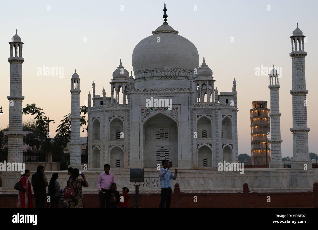 The replica of Taj Mahal, Agra Stock Photo - Alamy
