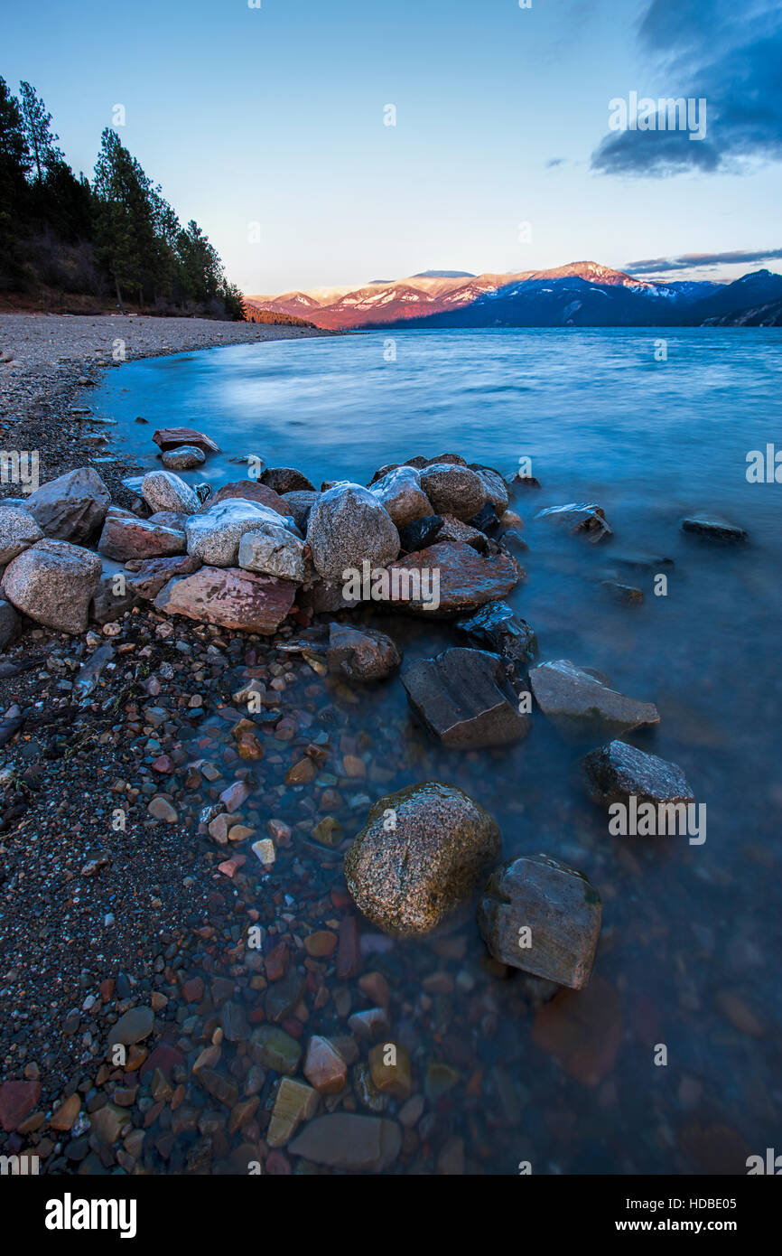 Large rocks on shore Stock Photo - Alamy