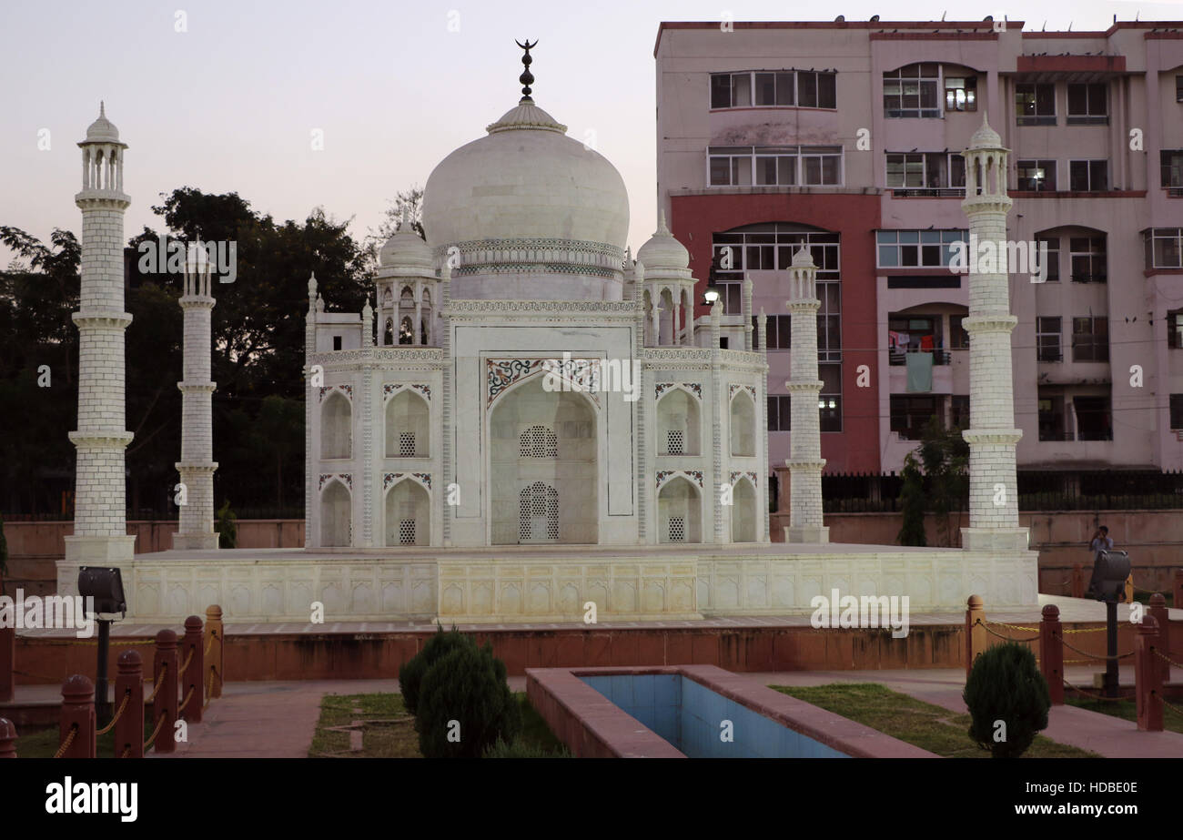 The replica of Taj Mahal, Agra Stock Photo - Alamy