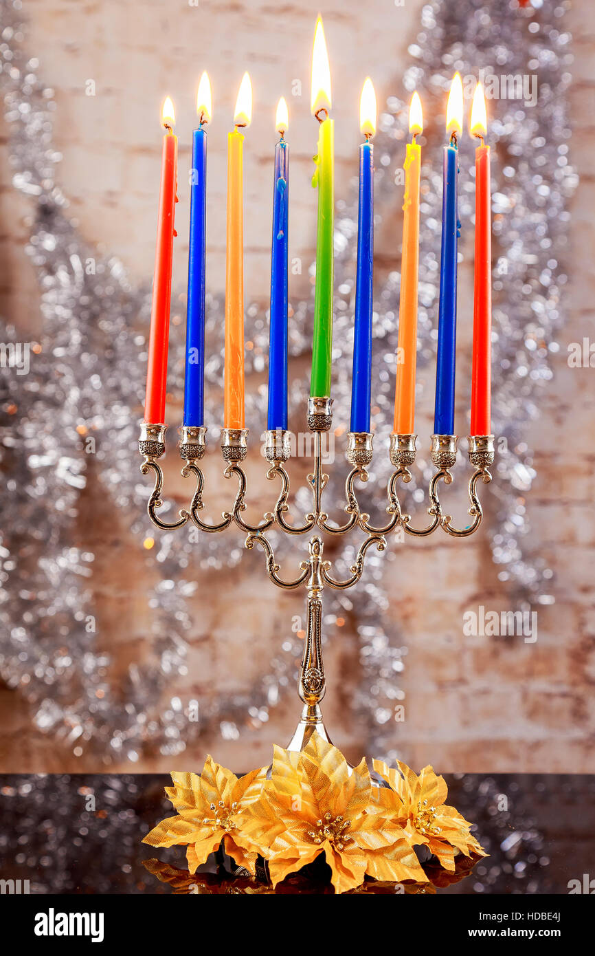 Jewish holiday Image of jewish holiday Hanukkah background with menorah ...