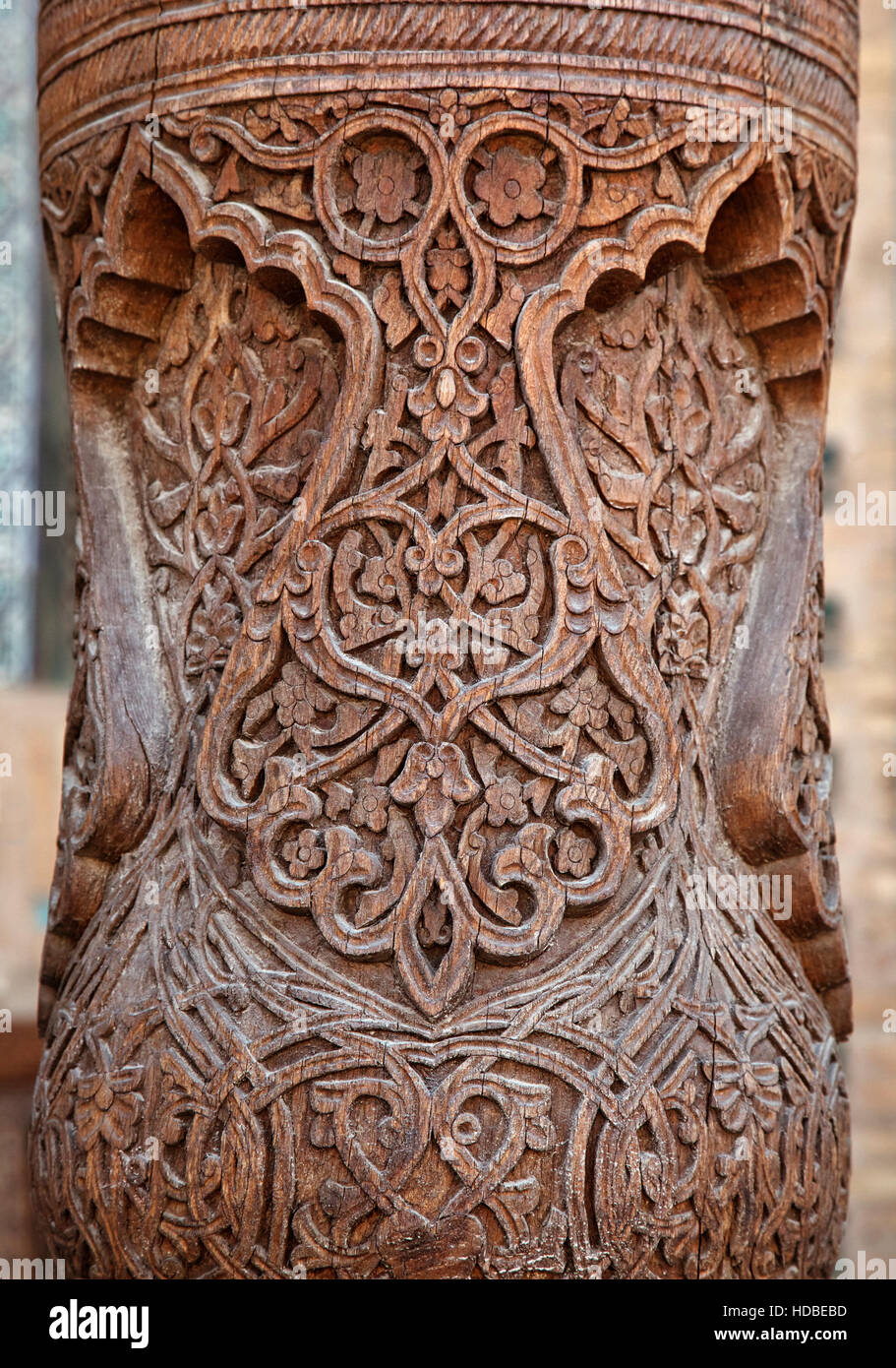 Ancient wooden column hi-res stock photography and images - Alamy