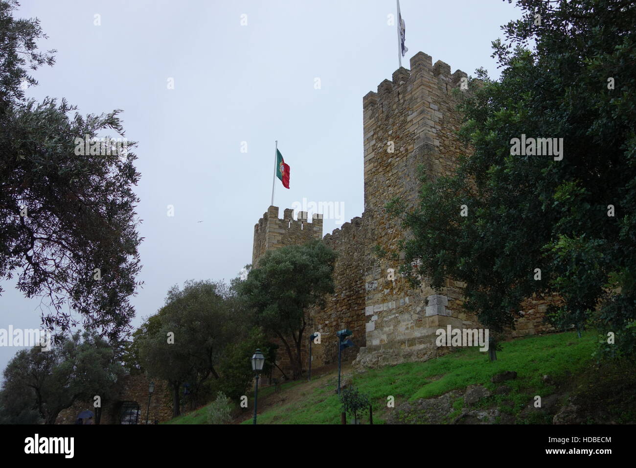 Sao Jorge Castle Stock Photo - Alamy