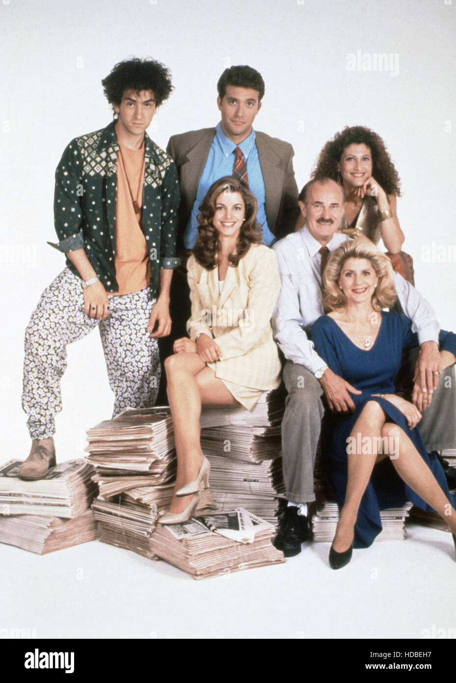 MADMAN OF THE PEOPLE, front from left: Cynthia Gibb, Dabney Coleman ...