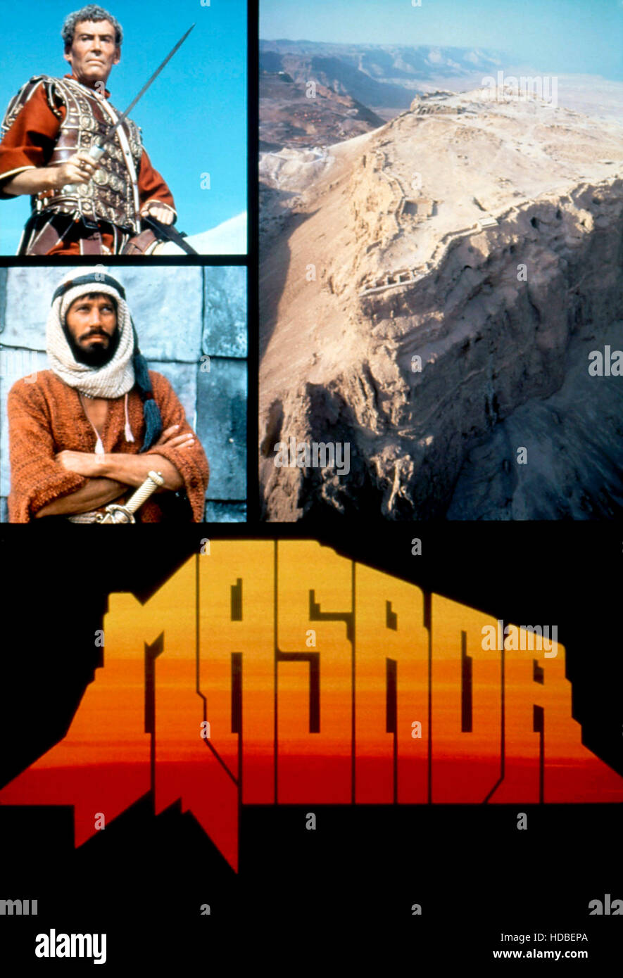 MASADA, (from top): Peter O'Toole, Peter Strauss, 1981. © Universal TV ...
