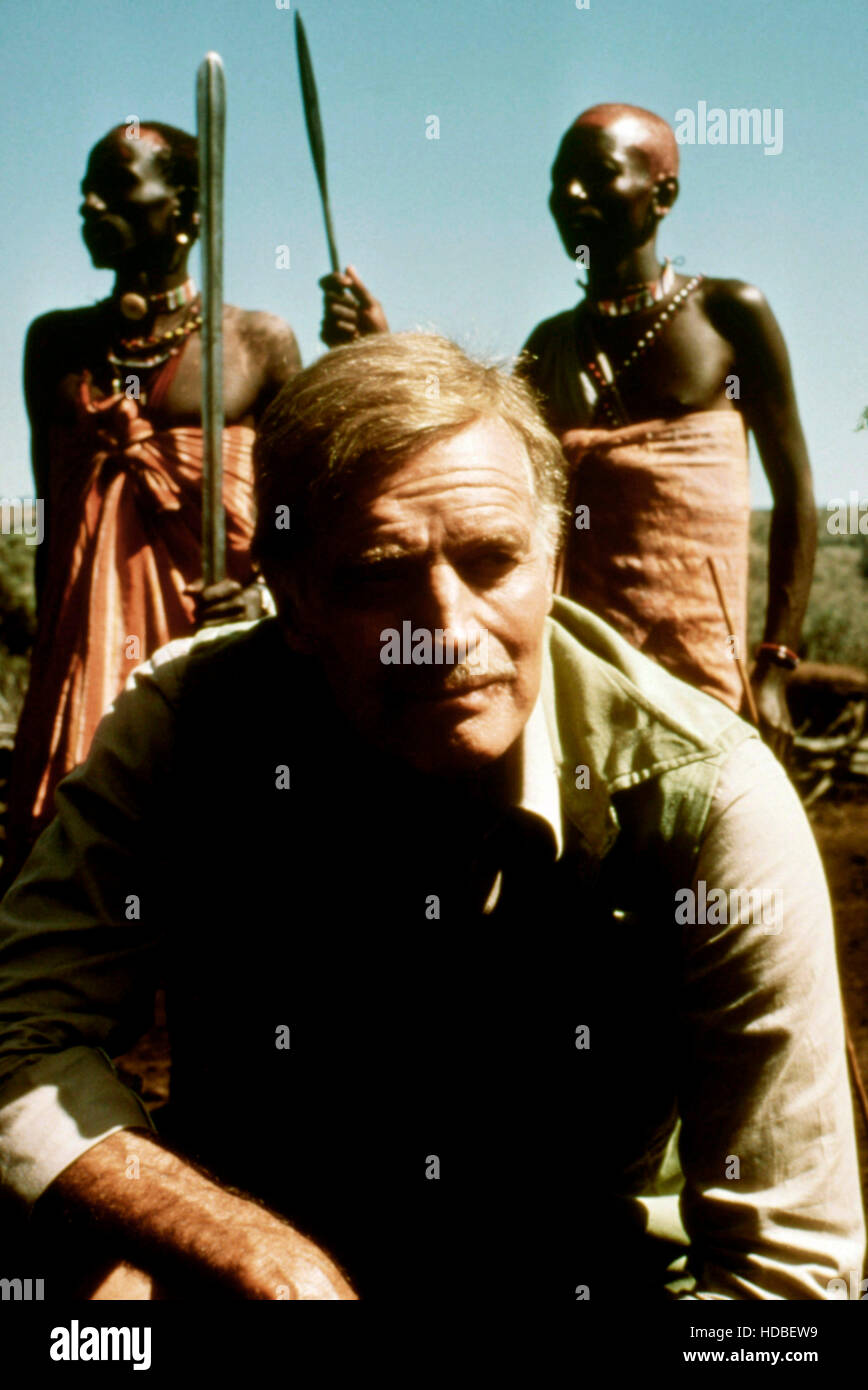 NAIROBI AFFAIR, Charlton Heston, 1984. © Robert Halmi / Courtesy ...