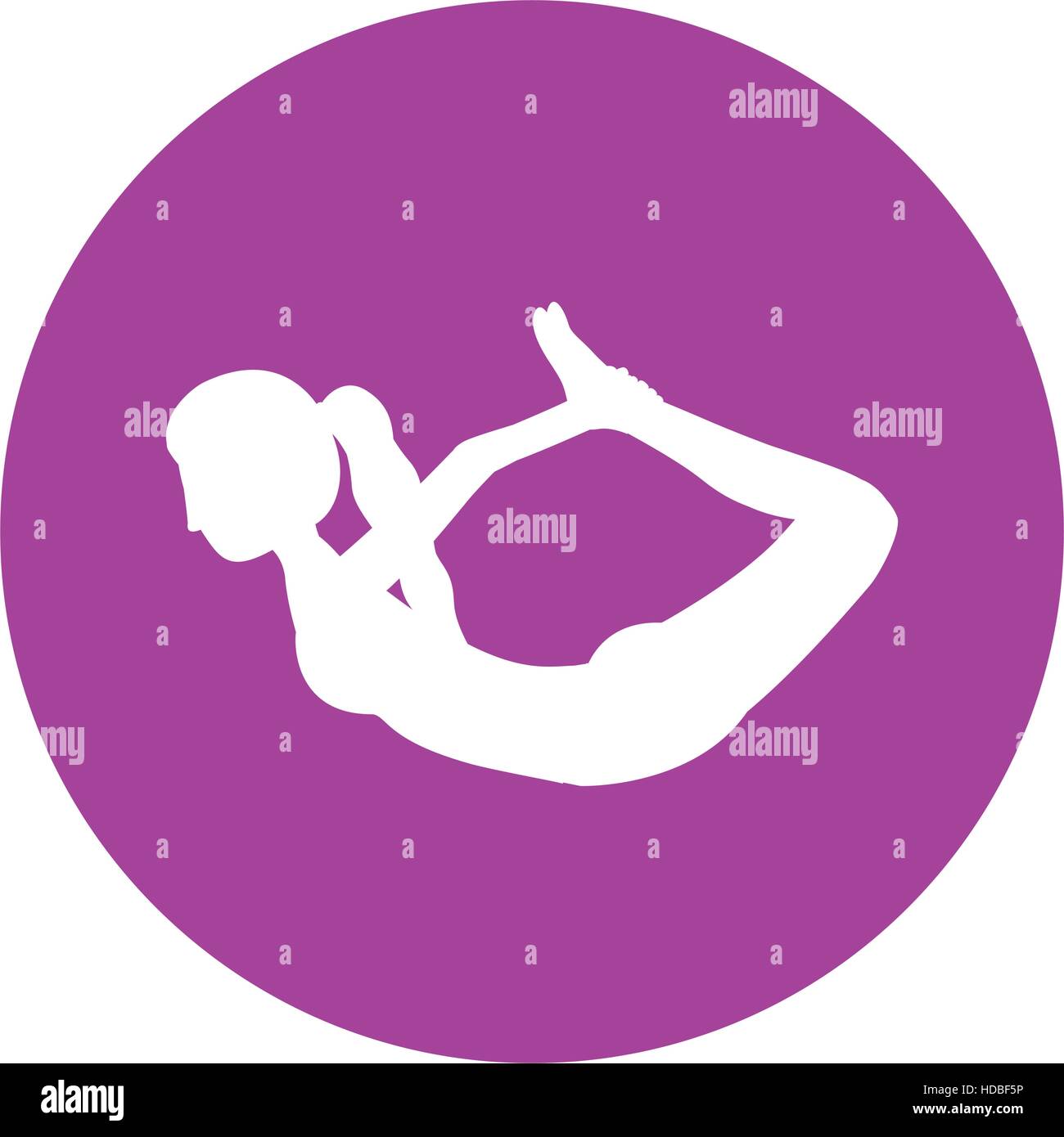 Isolated girl practice stretch design Stock Vector Image & Art - Alamy