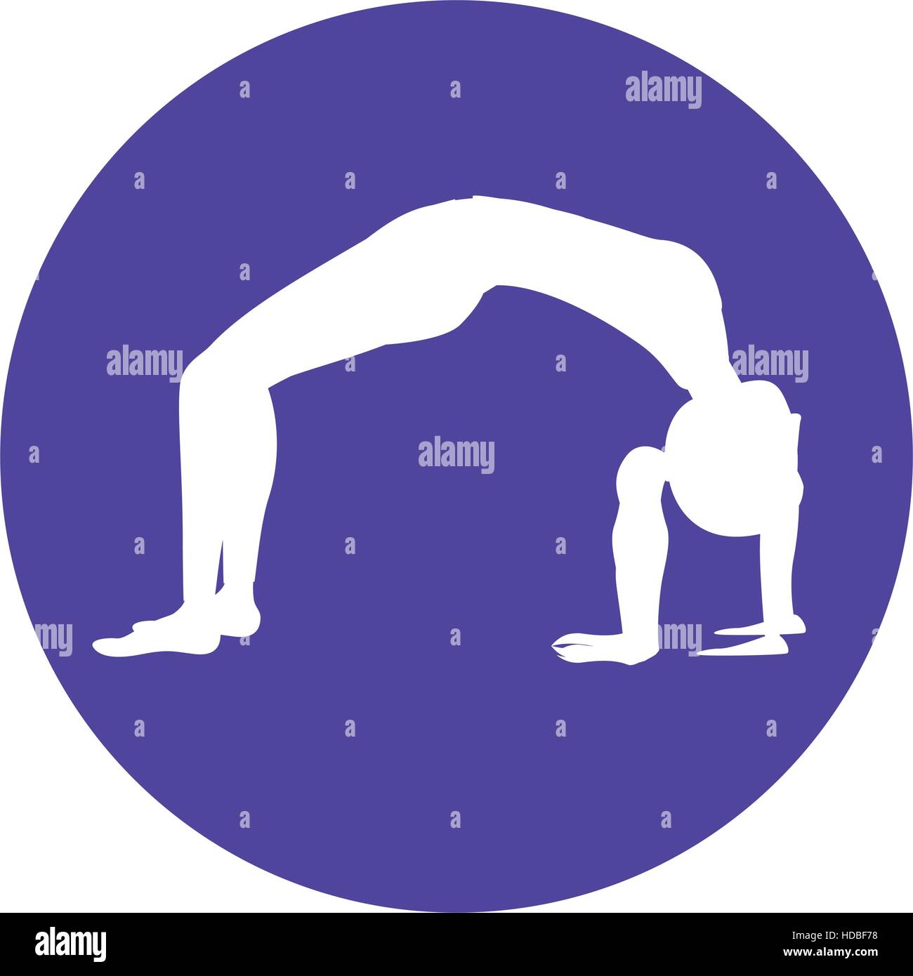 Isolated girl practice stretch design Stock Vector Image & Art - Alamy