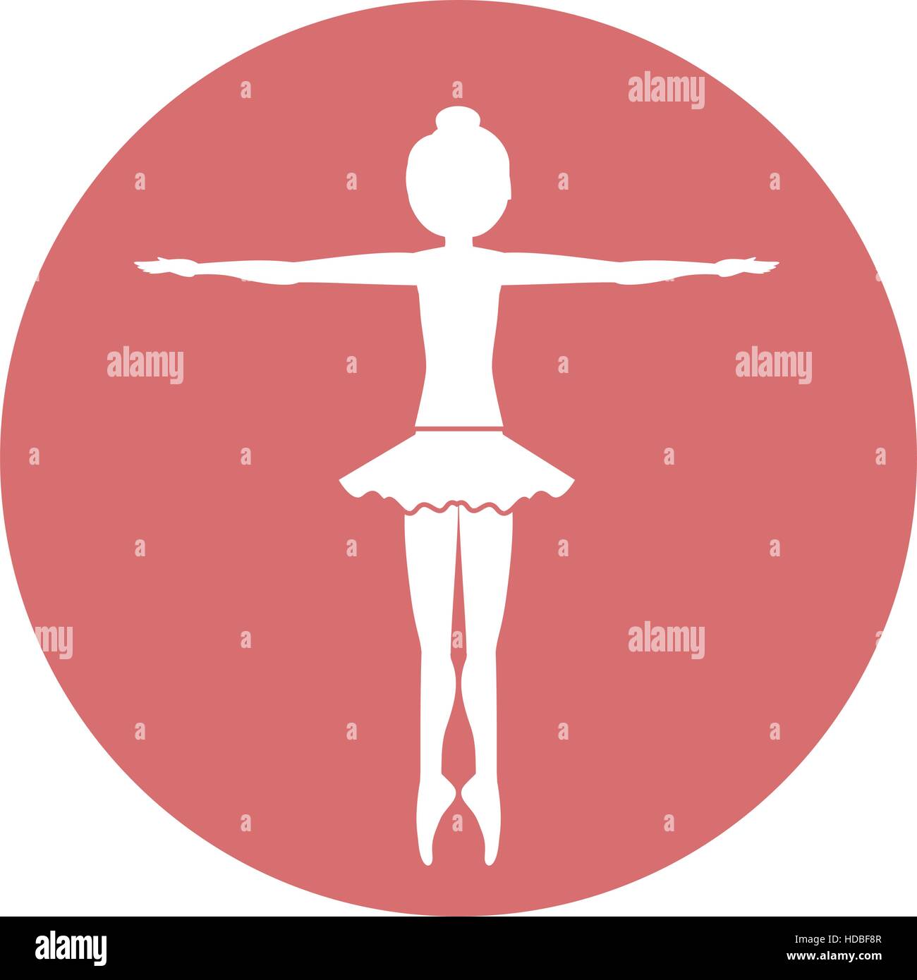 Isolated girl practice ballet design Stock Vector Image & Art - Alamy