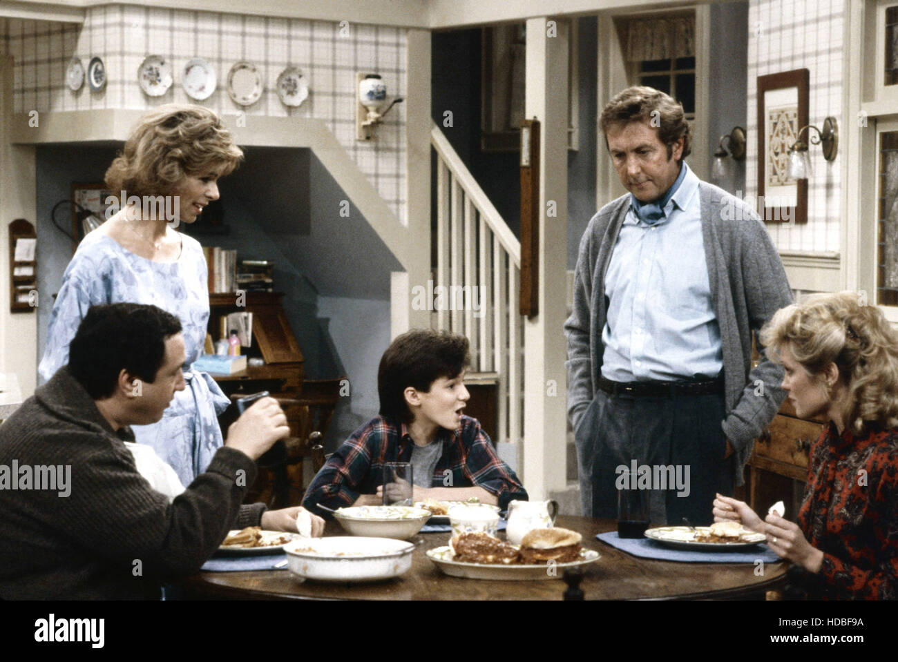 NEARLY DEPARTED, from left: Stuart Pankin, Caroline McWilliams, Jay Lambert, Eric Idle, Wendy ...