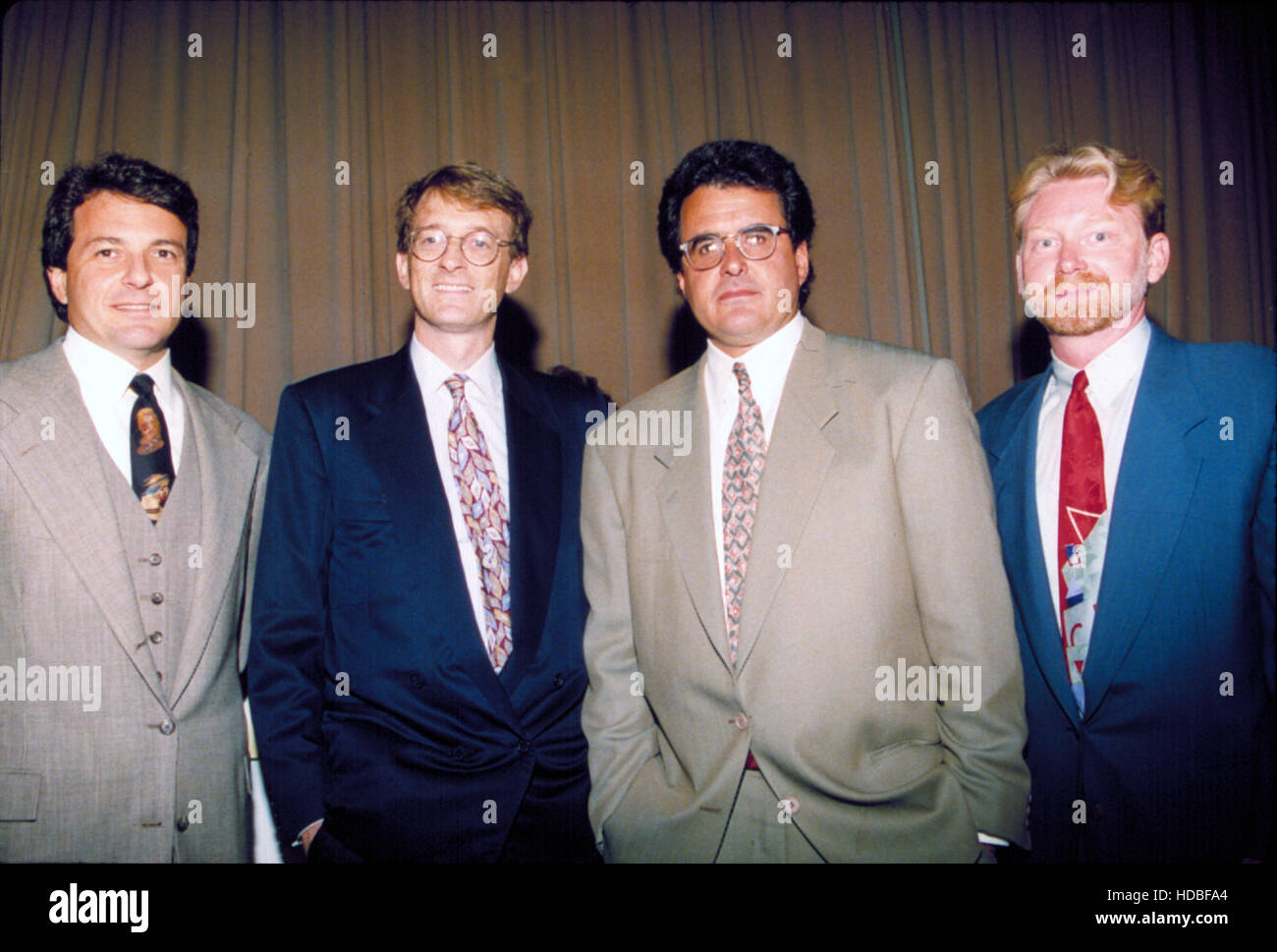 TV Network Executives, (L-R), Robert Iger (ABC), Jeff Sagansky (CBS ...