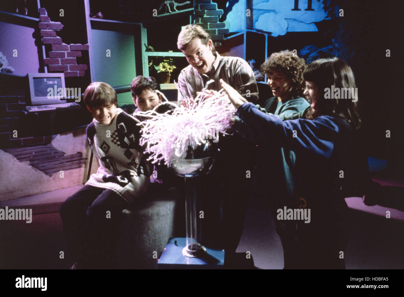 NEWS FOR KIDS, Steve Spangler (center), 1993-1997, © TBS/courtesy ...