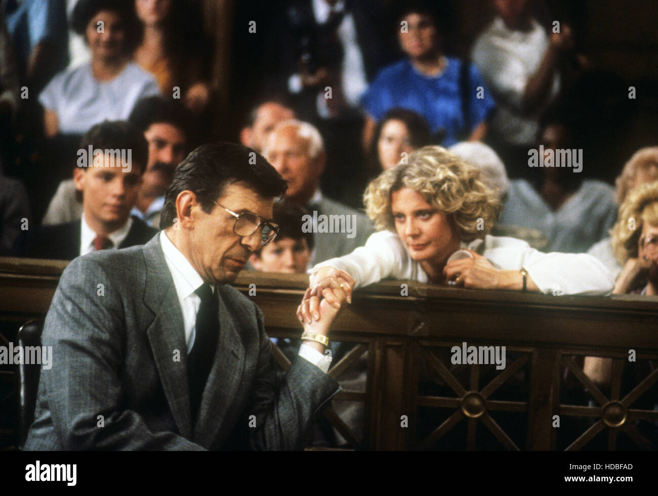 NEVER FORGET, l-r: Leonard Nimoy, Blythe Danner, 1991, ph: Erik Heinila ...