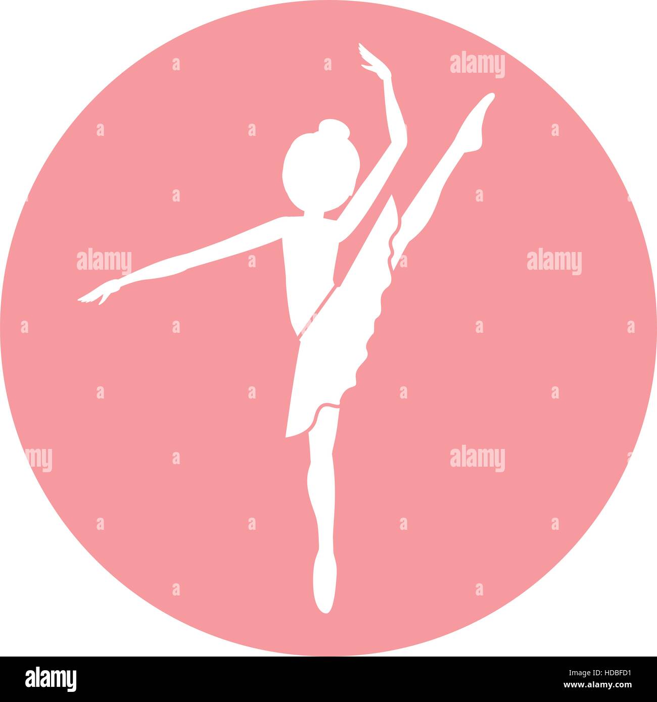 Isolated girl practice ballet design Stock Vector Image & Art - Alamy