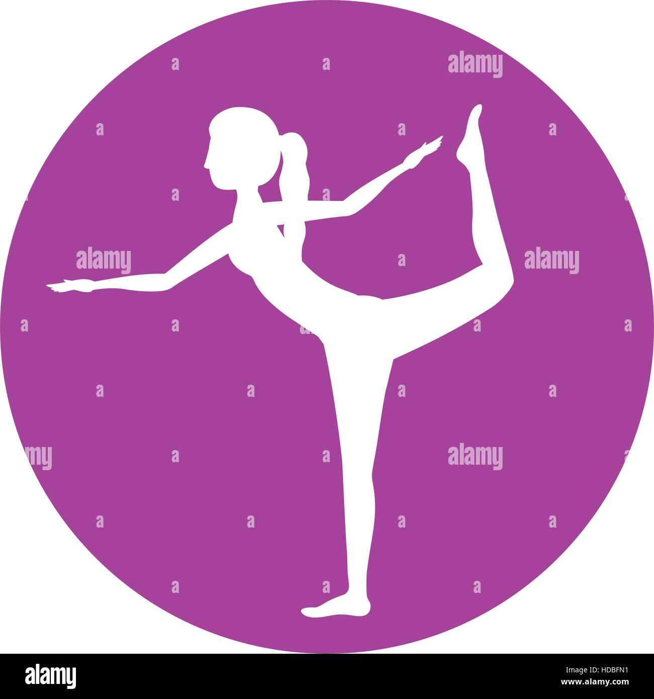 Isolated girl practice stretch design Stock Vector Image & Art - Alamy