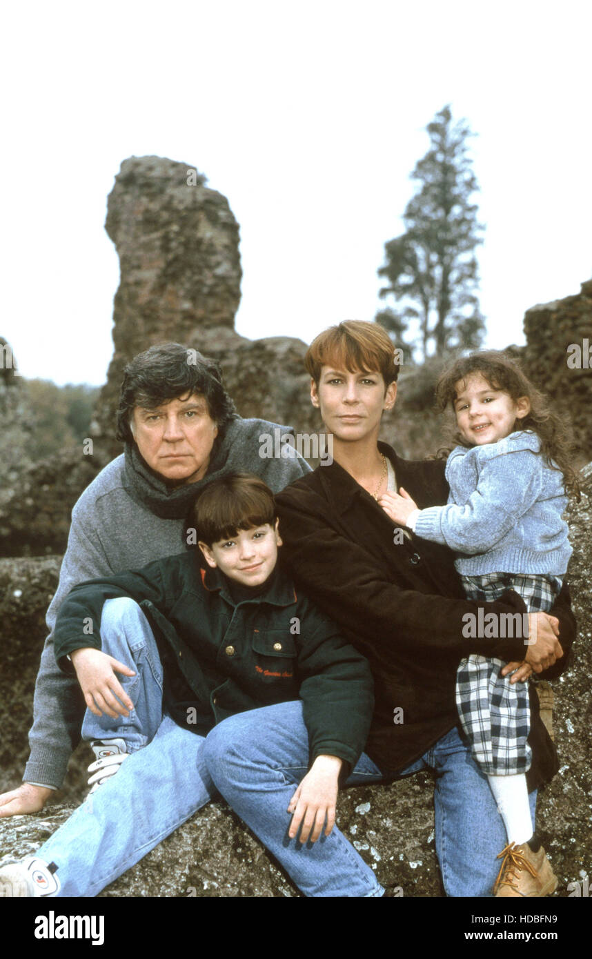 NICHOLAS' GIFT, (from left): Alan Bates, Gene Wexler, Jamie Lee Curtis ...