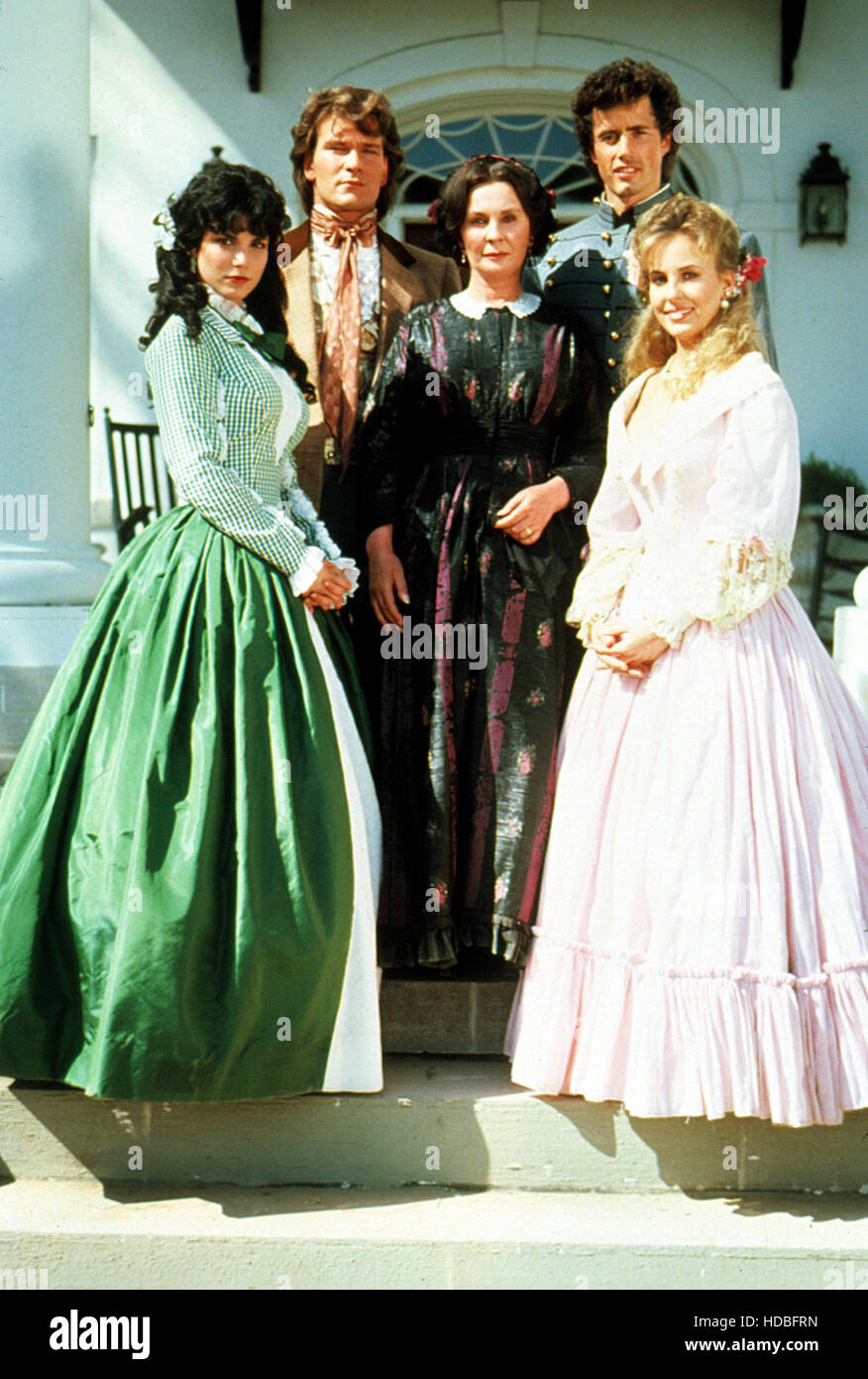 NORTH AND SOUTH, Terri Garber, Patrick Swayze, Jean Simmons, Lewis ...