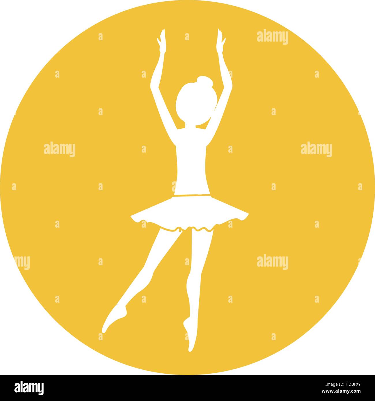 Isolated girl practice ballet design Stock Vector Image & Art - Alamy